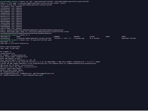 GitHub - rickjacobo/aws-lambda-powershell-project-builder