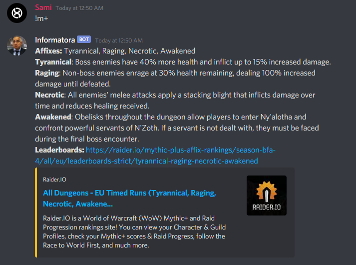 GitHub - stdNullPtr/discord-warcraft-info-bot: JavaScript information bot that pulls info on ...