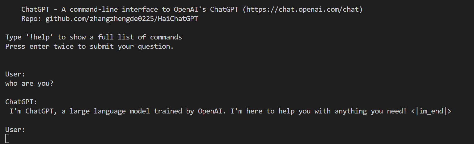 GitHub - zhangzhengde0225/HaiChatGPT: 网页界面和命令界面的免费的体验版ChatGPT，基于GPT3.5.