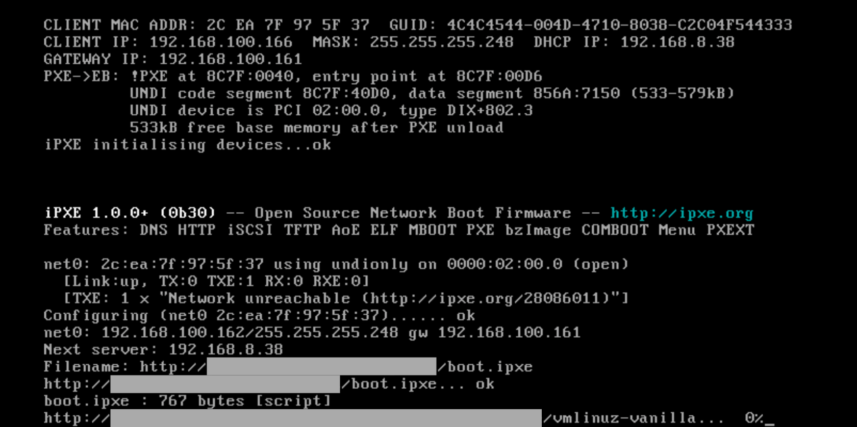 Boot occasionally getting stuck · Issue #288 · ipxe/ipxe · GitHub