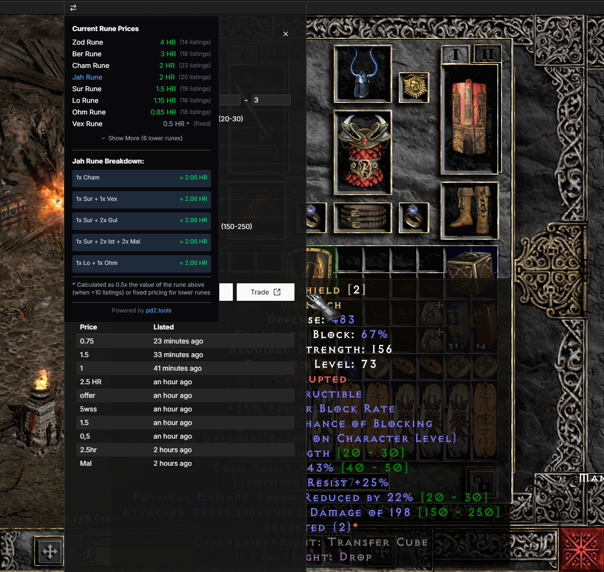 GitHub - errolgr/pd2-trade: 💲 🔨 Project Diablo 2 app for price checking
