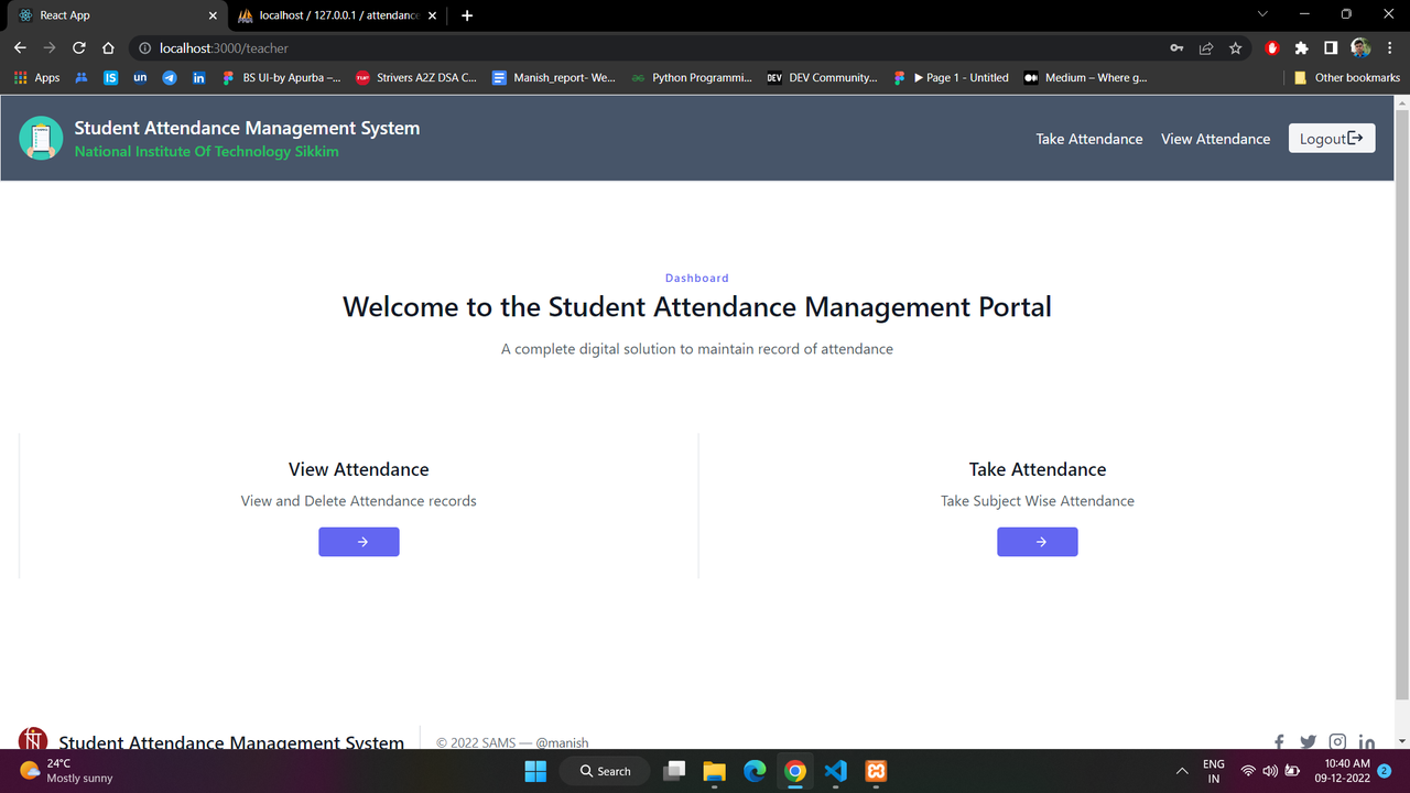 GitHub - manishk129/College-Attendance-Management-System: College ...