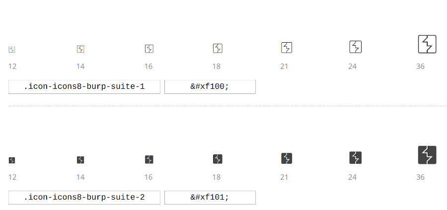 GitHub - noam09/fontcustom-burp-suite: Burp Suite icon font