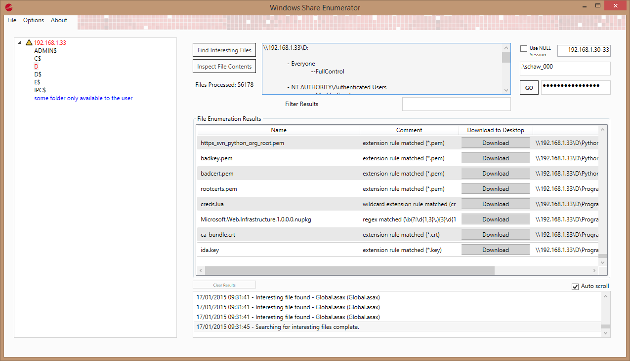 GitHub - nccgroup/WinShareEnum: Windows Share Enumerator