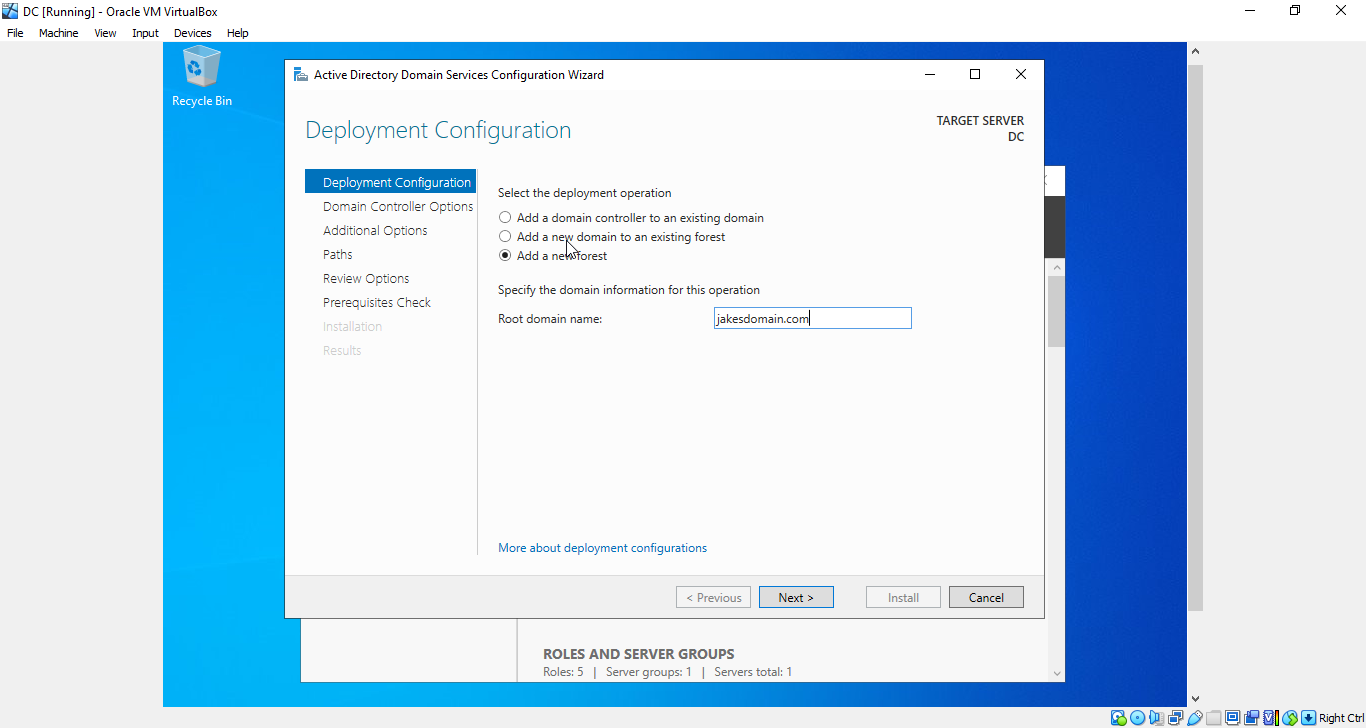 GitHub - jakehulberg/AD-Domain-Controller: Configuring a Window's Server VM in Virtualbox and ...