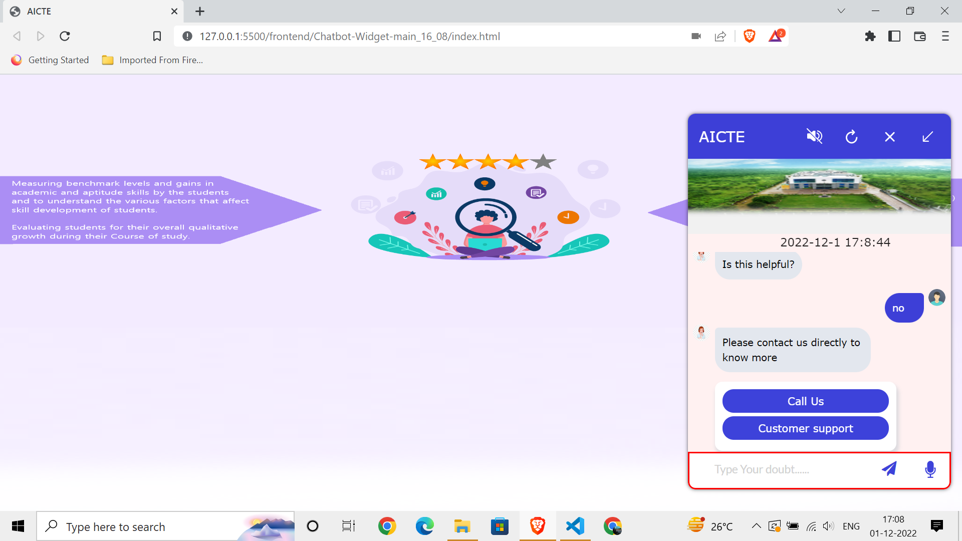 GitHub - shreyansh28801/AICTE-Chatbot: AI Based chatbot for answering ...