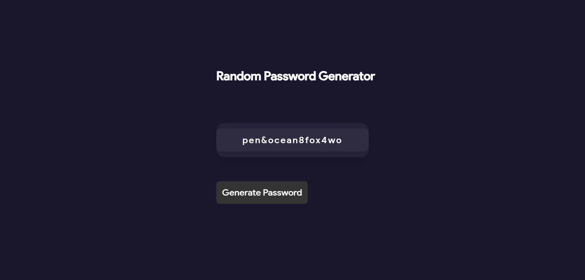 GitHub - Anujshivhare/Random-Password-Generator GitHub - Anujshivhare/Random-Password-Generator