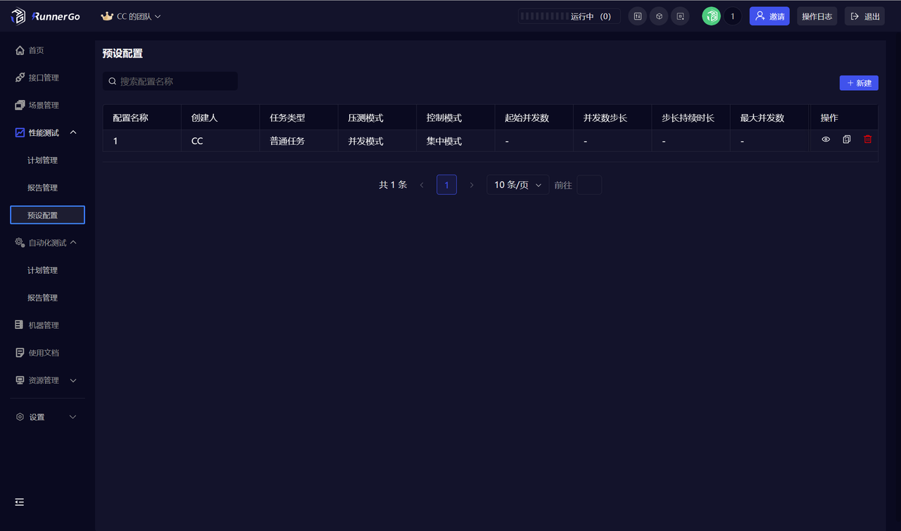 08 性能测试 预设配置 · Runner-Go-Team/RunnerGo Wiki · GitHub