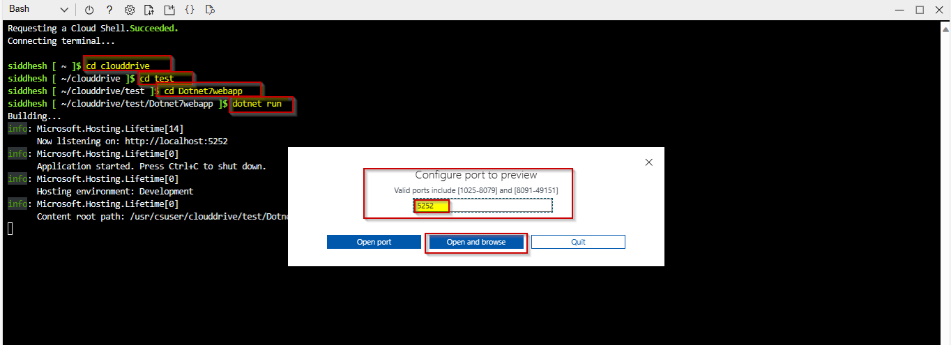 [BUG] When I use Azure Cloud shell web preview I receive Cannot GET /proxy/3000/ error. · Issue ...