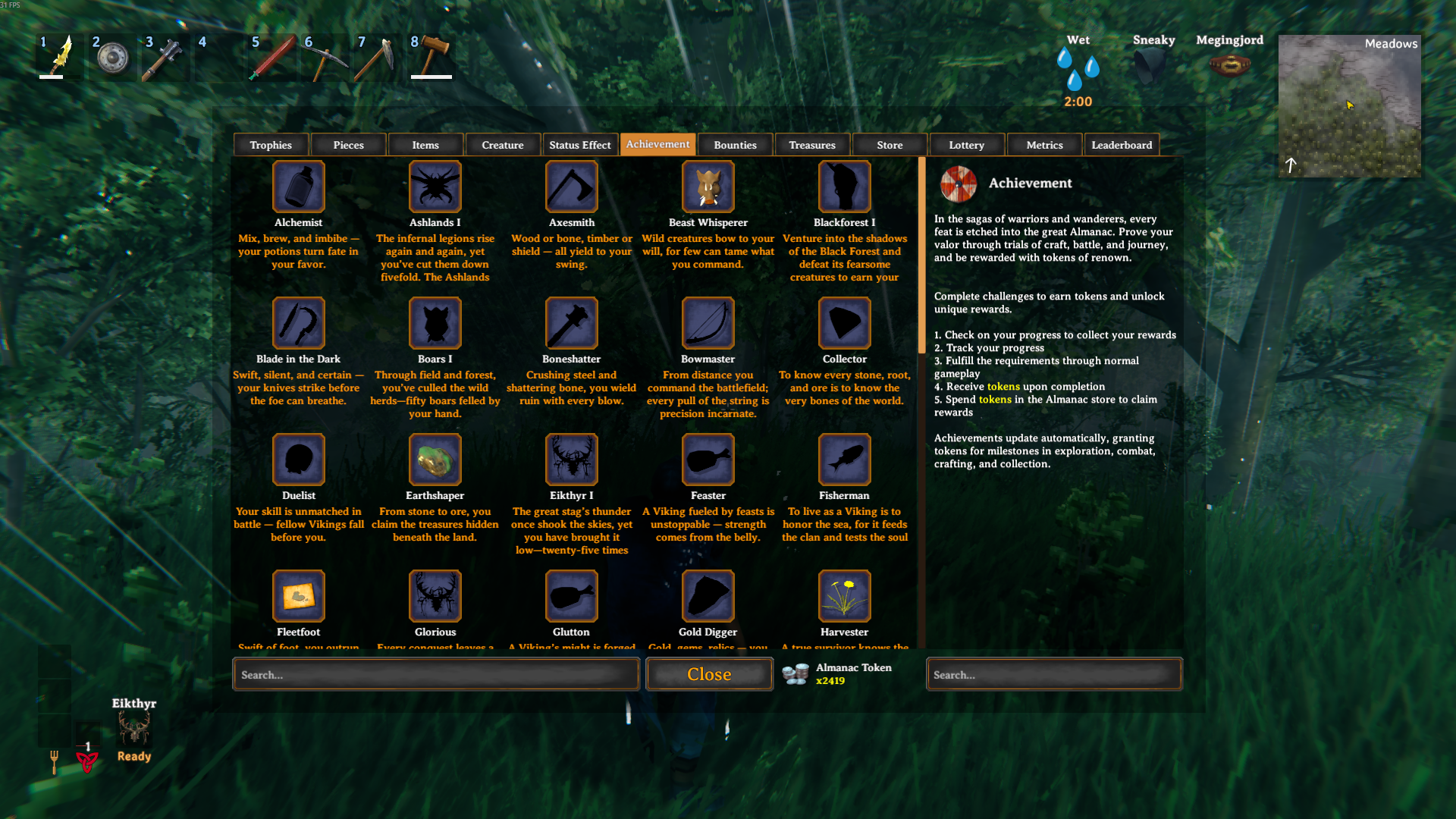 GitHub - RustyMods/Almanac: Valheim trophy panel extension to give users information about the ...