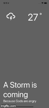 GitHub - amandeepmittal/rn-minimalist-weather-app: Minimalist Weather App using React Native