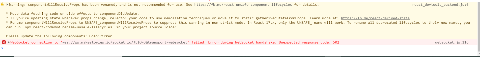 Error during WebSocket handshake: Unexpected response code: 502 using NodeJS and Express · Issue ...