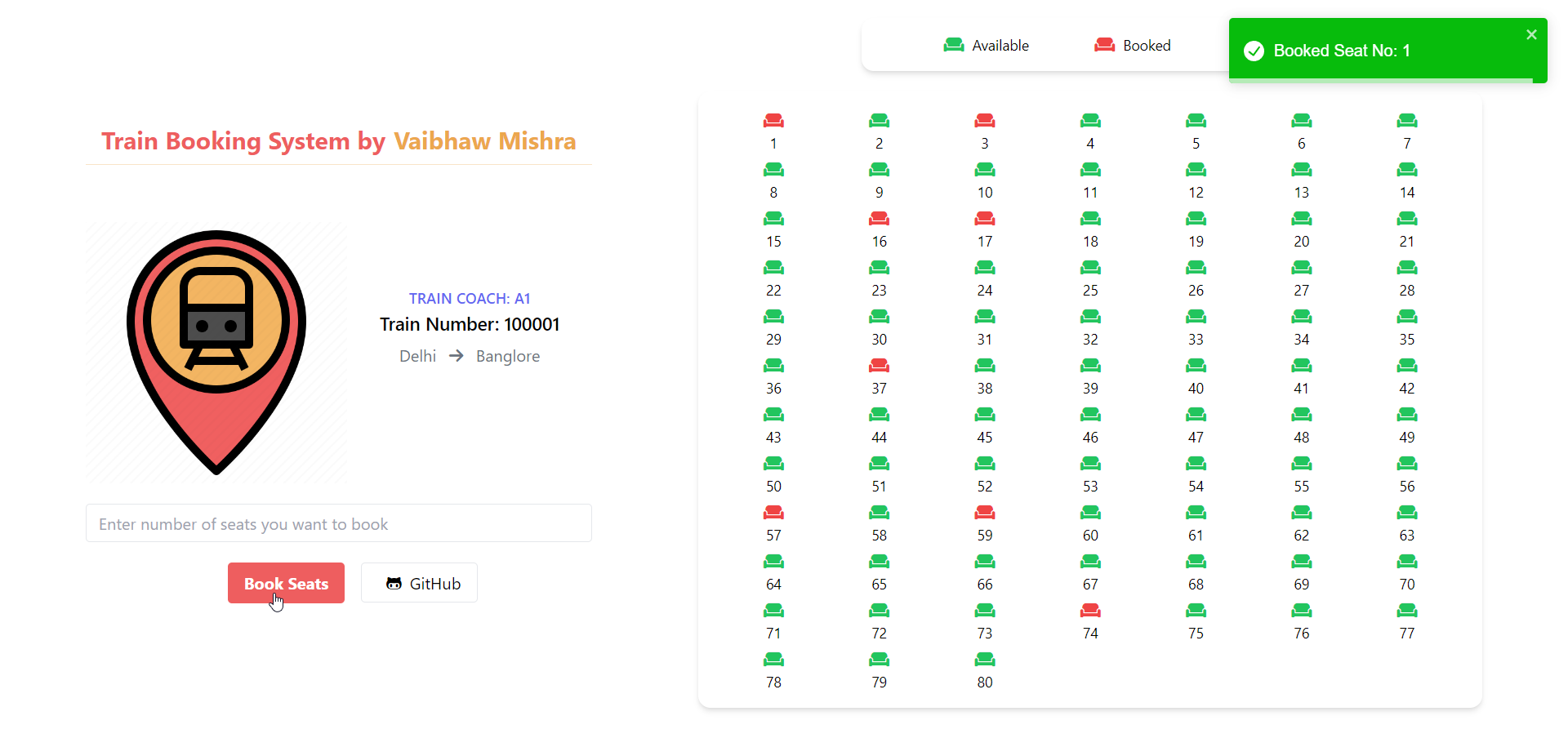 GitHub - itsvaibhavmishra/train-booking: Train Booking System using ...