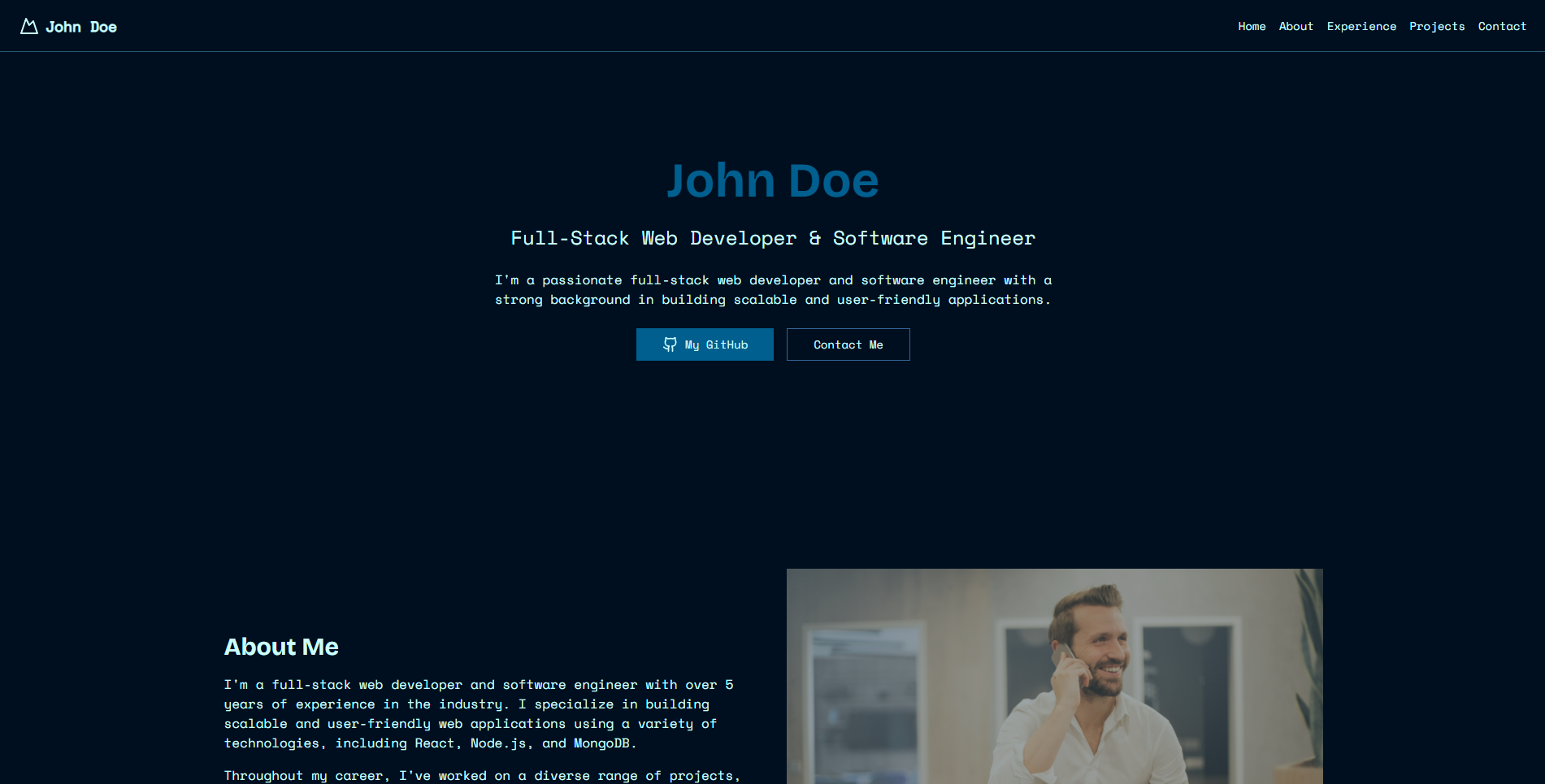 GitHub - Khalil-Bchir/nextjs-portfolio-template: A full-stack portfolio ...