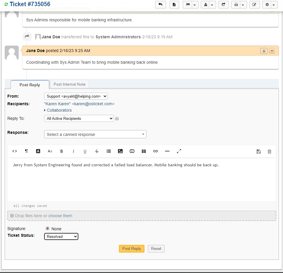 GitHub - JeanNoel98/osTicket-Ticket-Lifecycle