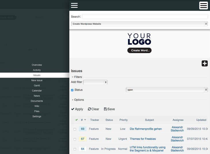 GitHub - codevog/redmine-earth-theme
