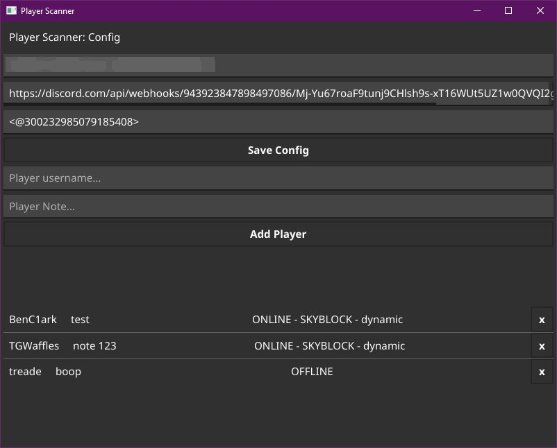 GitHub - TGWaffles/GoScanPlayers: Hypixel online player tracker. Runs as an executable and can ...