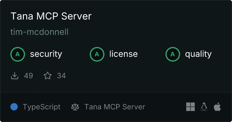 GitHub - tim-mcdonnell/tana-mcp