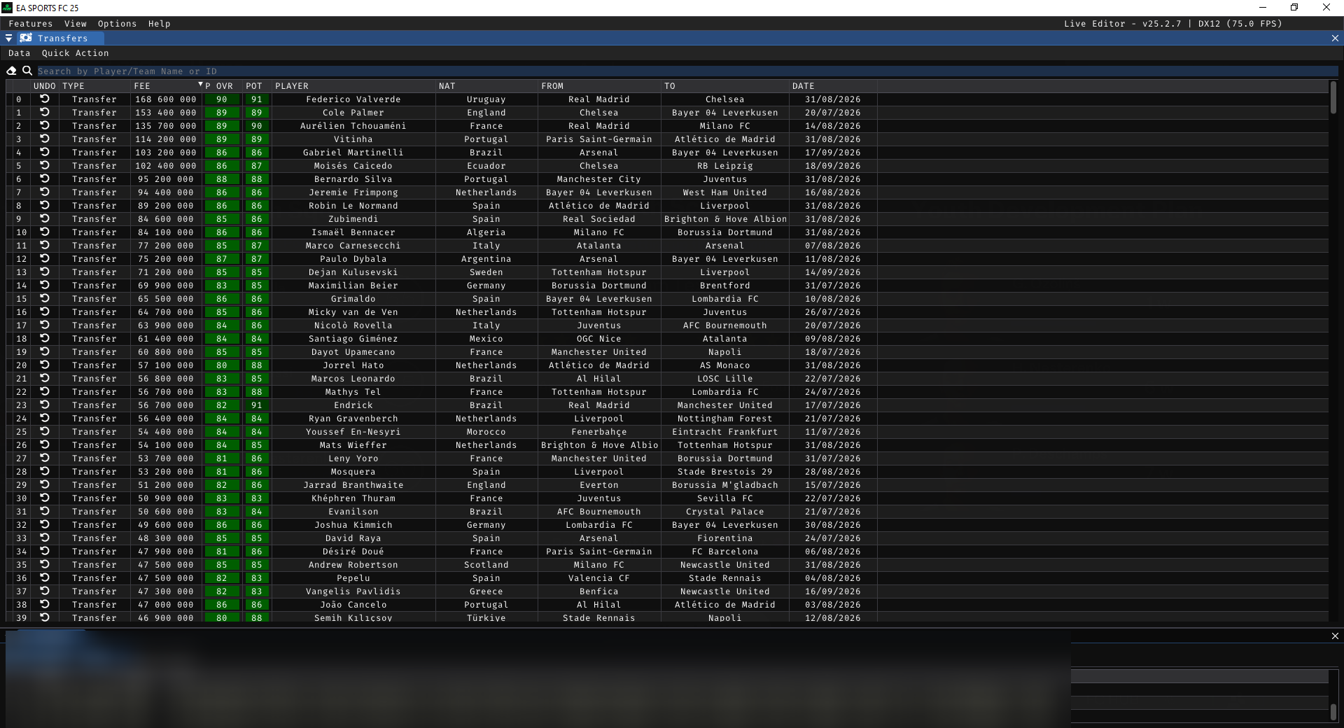 GitHub - xAranaktu/FC-25-Live-Editor: Live Editor Tool For FC 25