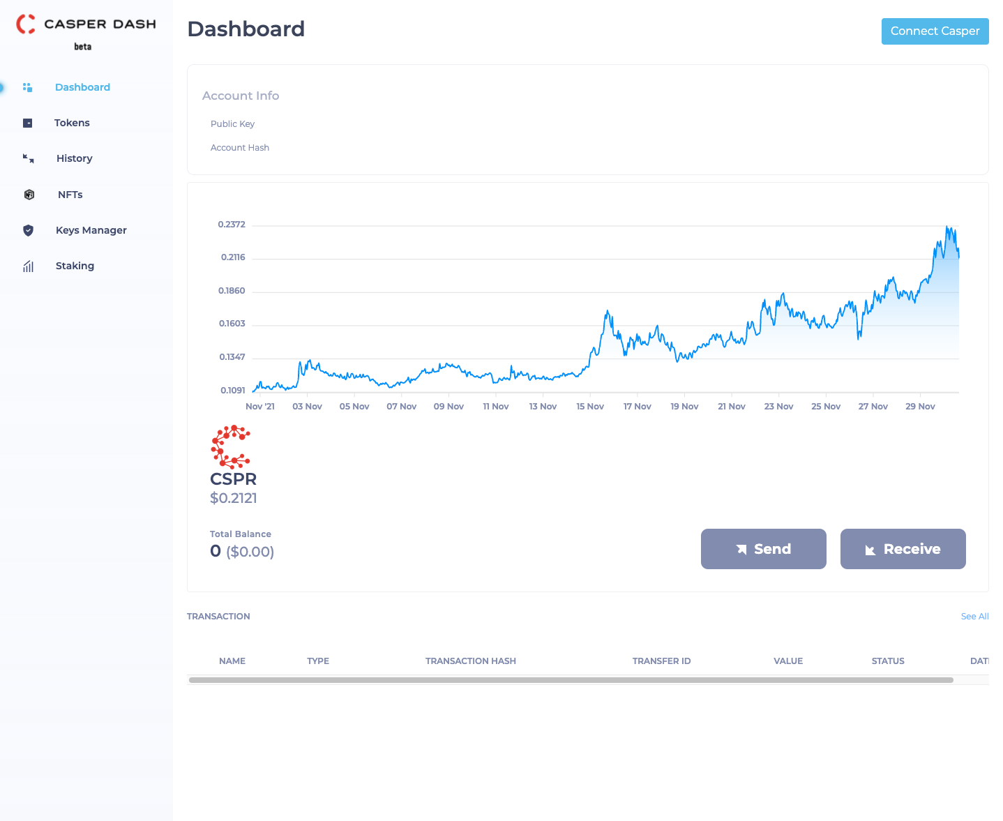 GitHub - casper-network/casperdash-client: Casper blockchain wallet