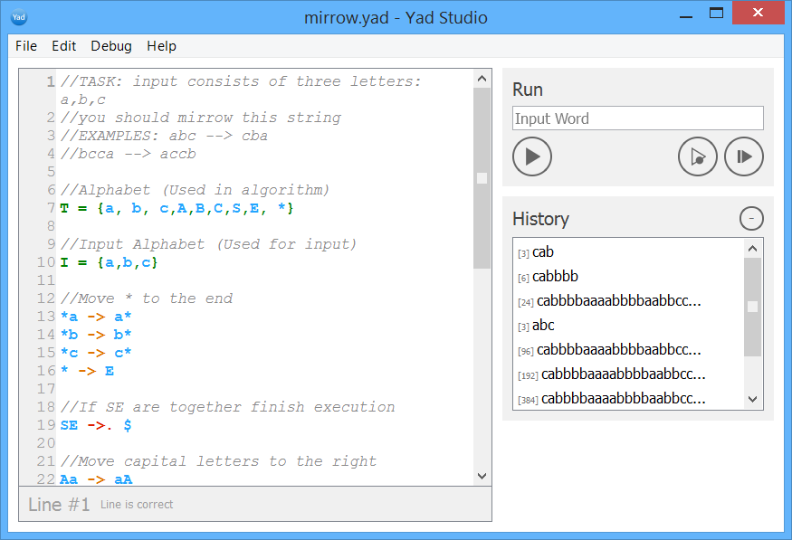 GitHub - Yad-Studio/YAD-Studio: Yad Studio - Markov algorithms IDE and ...