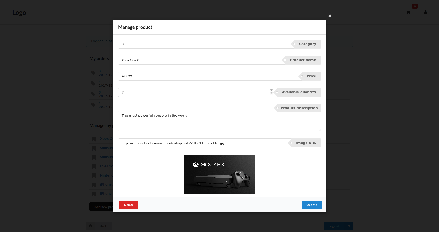 GitHub - damienzeng73/shopping-cart: A simple Shopping-cart built with React and Django REST ...