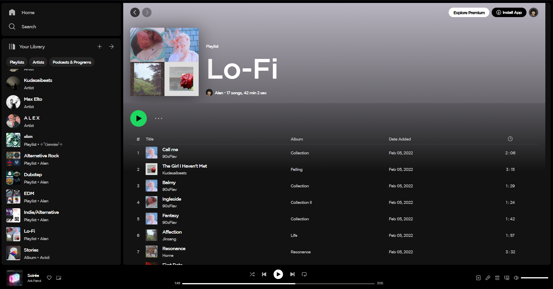 GitHub - Alan-Tomaz/Spotify-Clone: A spotify clone created using HTML ...