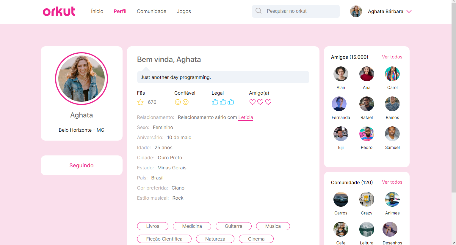 GitHub - pedromakaveli/Orkut-Project: Um projeto responsivo fictício feito totalmente do zero ...