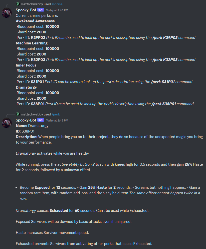GitHub - MattSchwabby/discord-dbd-bot: A Discord Bot that can look up ...