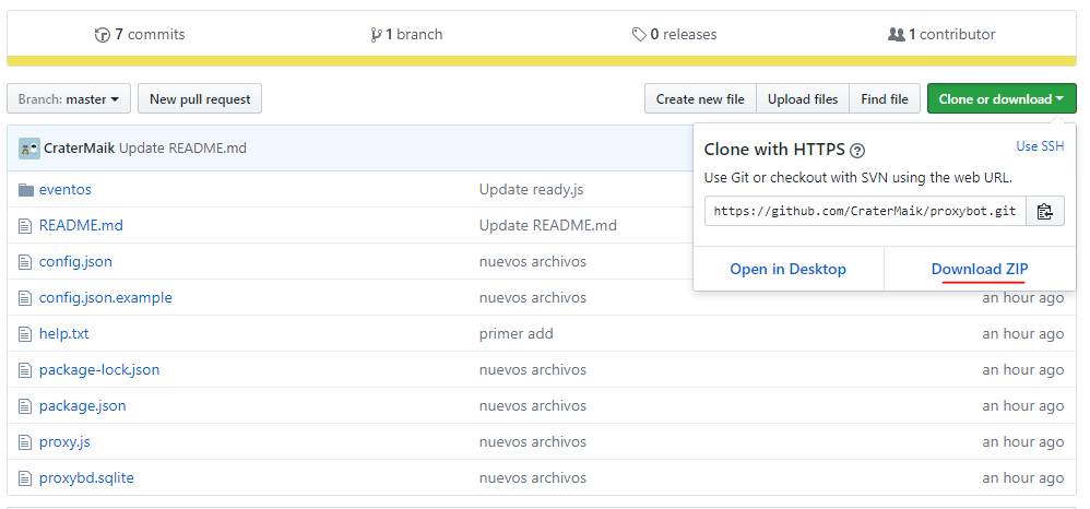 GitHub - CraterMaik/proxybot: Proxy es un bot Discord de registros de ...