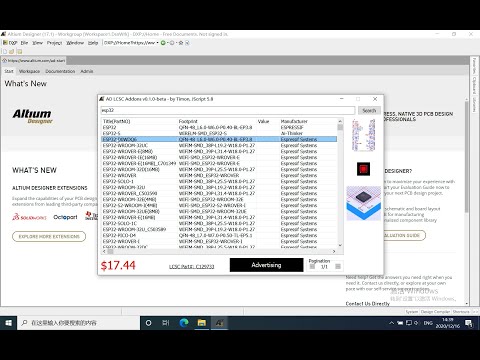 GitHub - TimonPeng/AD-LCSC-Addons: SZLCSC/LCSC parts searcher&loader add-ons for Altium Designer