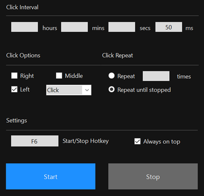 GitHub - Iswenzz/AutoClicker: Tool for automating mouse clicks.