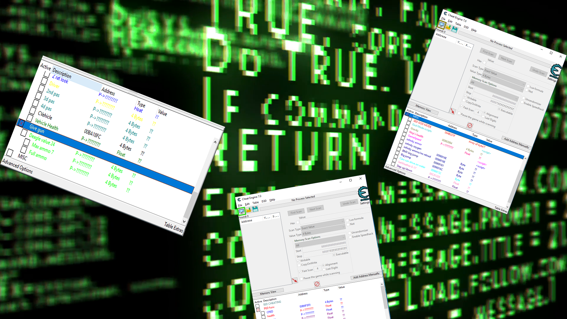 GitHub - Fr0syaGod/SAMP-Cheat-Tables-: Cheat engine table SAMP R1-R4