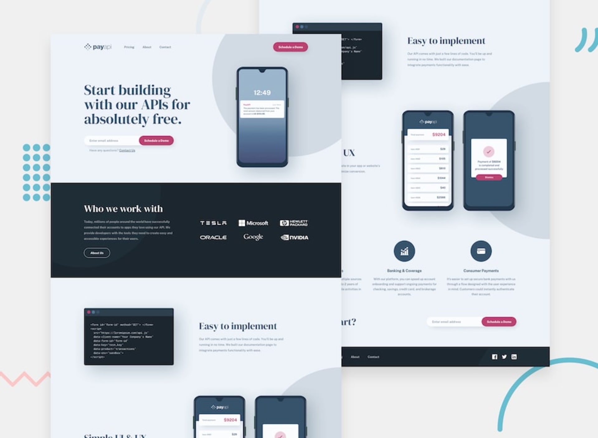 GitHub - MelvinAguilar/payapi-multi-page-website: This is a solution to the "PayAPI multi-page ...
