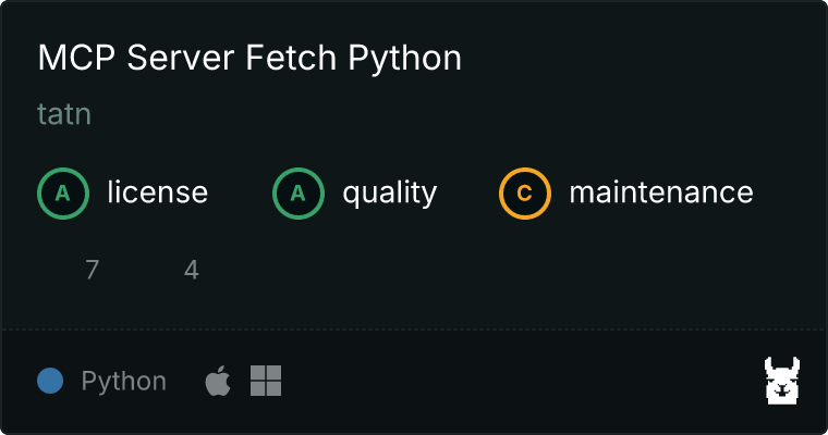 GitHub - tatn/mcp-server-fetch-python · GitHub
