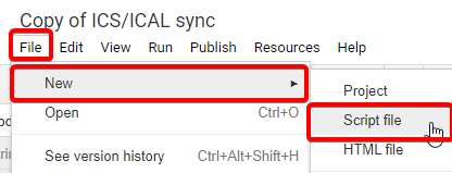 Setting up the script manually · derekantrican/GAS-ICS-Sync Wiki · GitHub