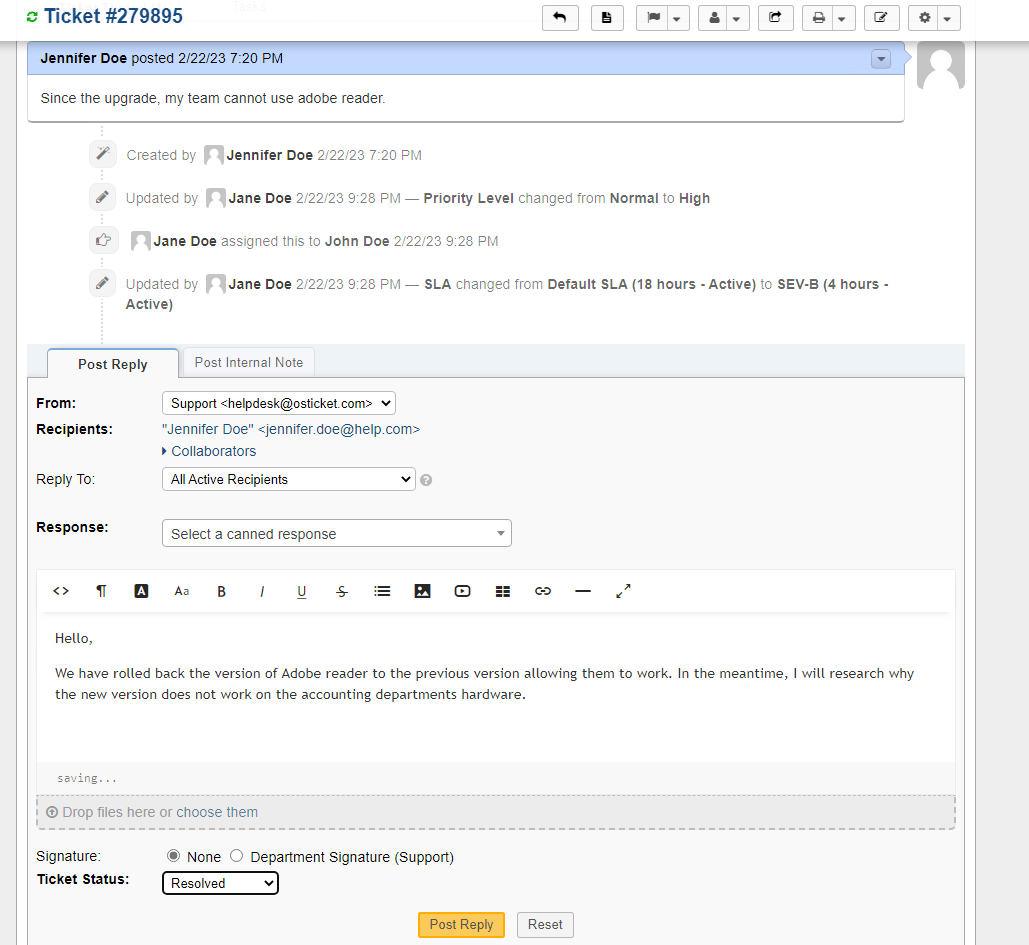 GitHub - Cgrisby/osTicket-Lifecycle