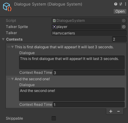 GitHub - harrycarriers/dialogue-system: Dialogue system for Unity, using Coroutines.