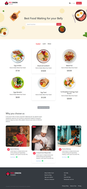 GitHub - oaes/Food-Delivery-App: This is a responsive single page application built with React ...