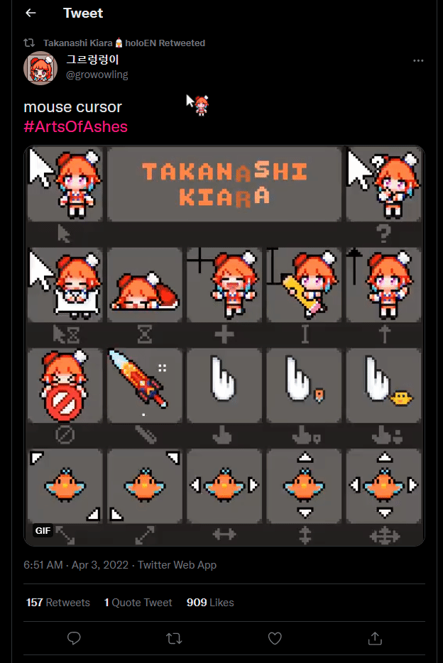 GitHub - mellowagain/kiawa-cursor: Takanashi Kiara Windows Cursor (.ani)