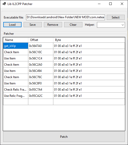 GitHub - T5ive/libil2cpp-Patcher: Easy to mod il2cpp (just a simple hex edit)