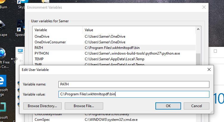 Spawn Error - Windows 10 · Issue #127 · devongovett/node-wkhtmltopdf · GitHub