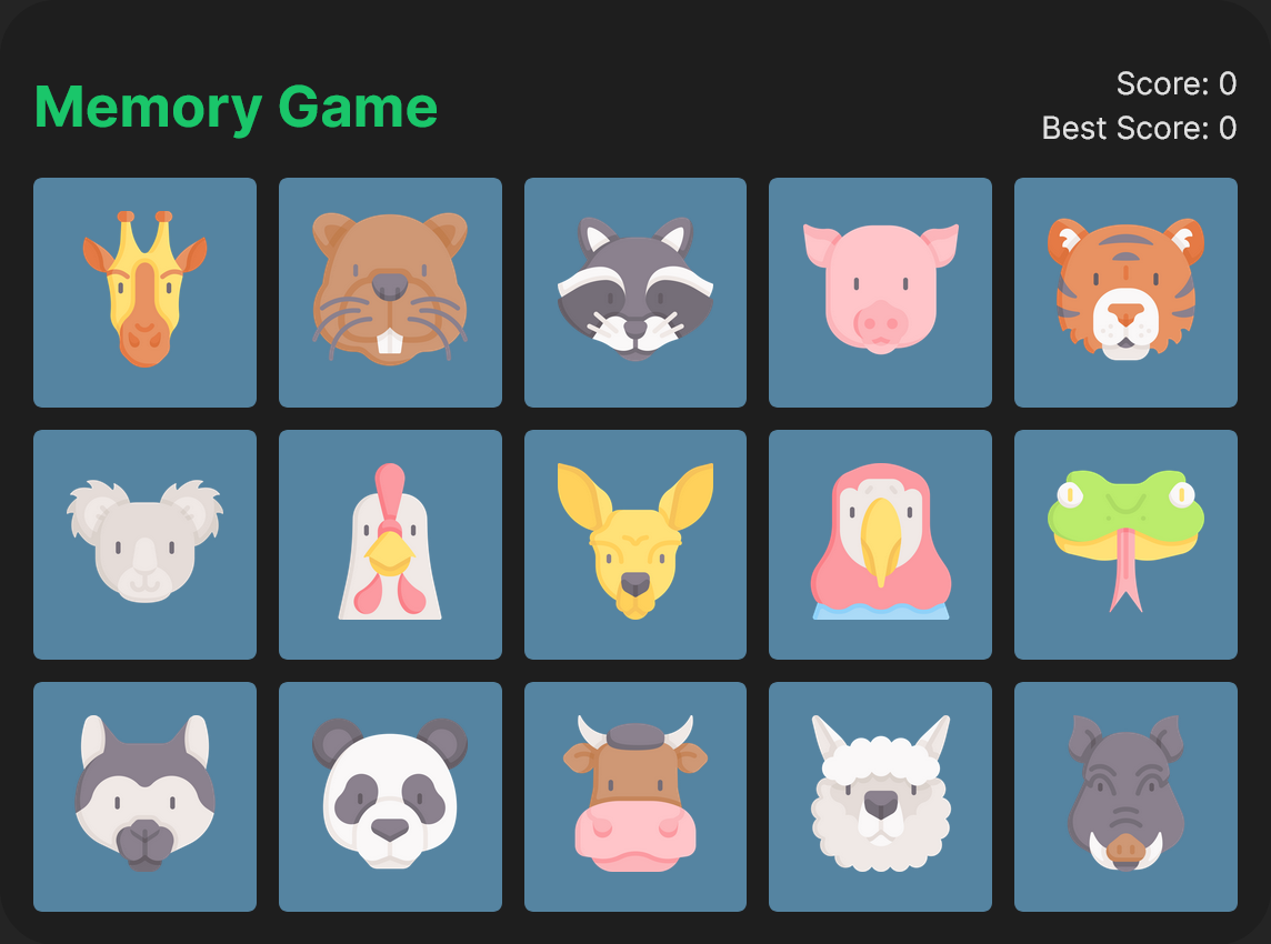 GitHub - nickdutto/memory-card