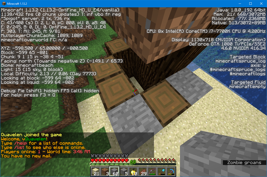 Invisible hostile mobs. · Issue #1892 · sp614x/optifine · GitHub