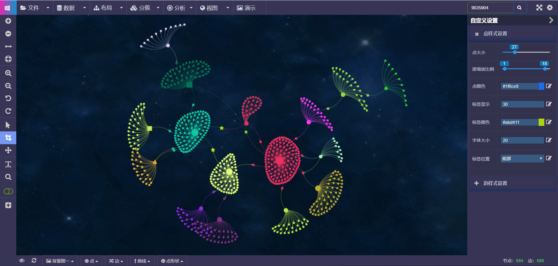 GitHub - dubaopeng/GraphVis: 可以应用于知识图谱可视化，复杂网络可视化分析，关系图可视化，网络拓扑图，布局算法，社区发现算法等应用场景。也可以作为 network ...