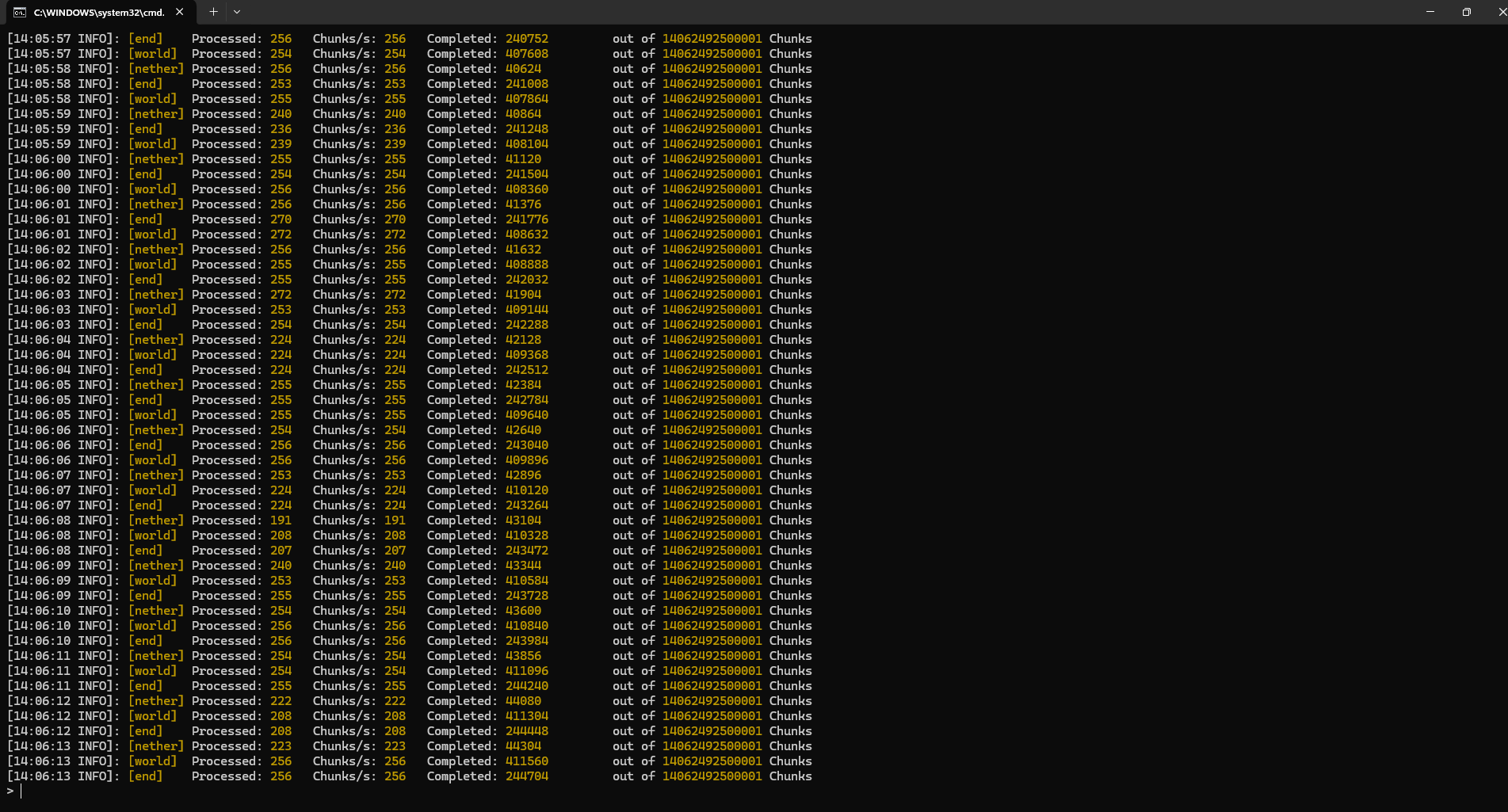 GitHub - DavidS-Repo/chunker: Fast and Efficient Async Minecraft World Pre-generator