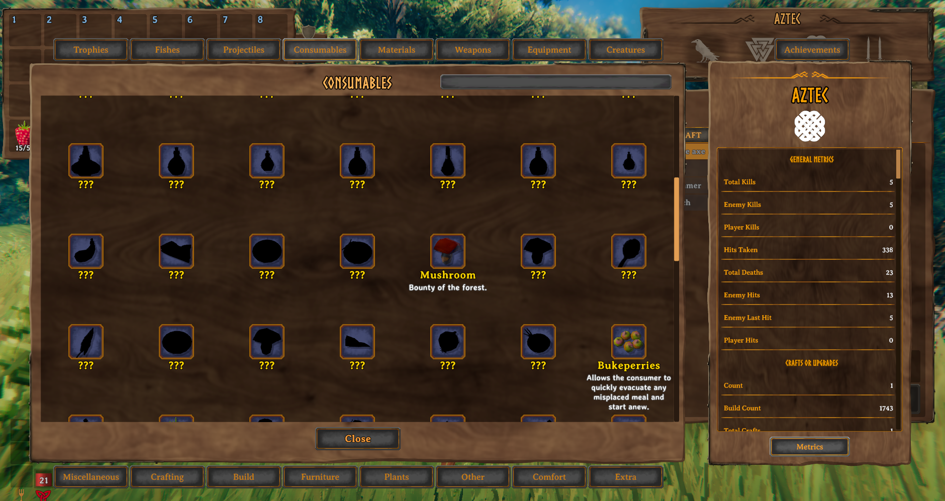 GitHub - RustyMods/Almanac: Valheim trophy panel extension to give users information about the ...