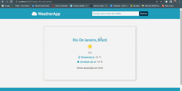 GitHub - moacirdavidag/weatherAPI-app: Consumo de API metorológica com ...