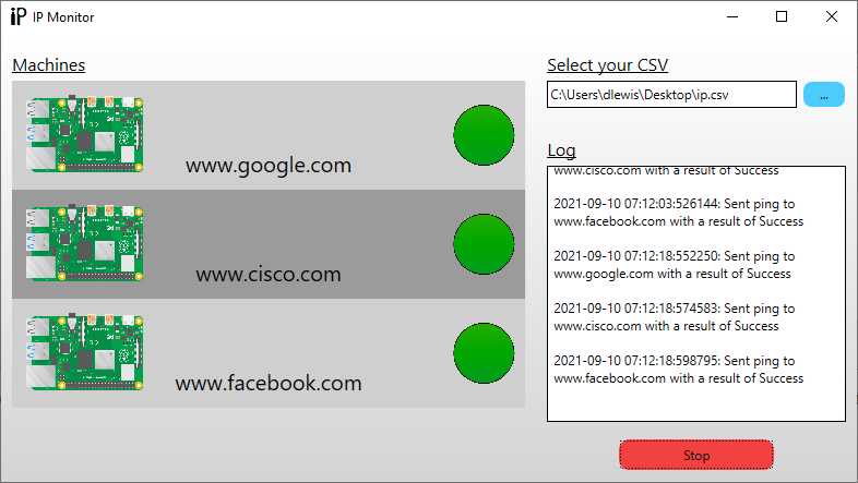GitHub - donovan-lewis/IP-Monitor: Allows you to monitor the up status ...