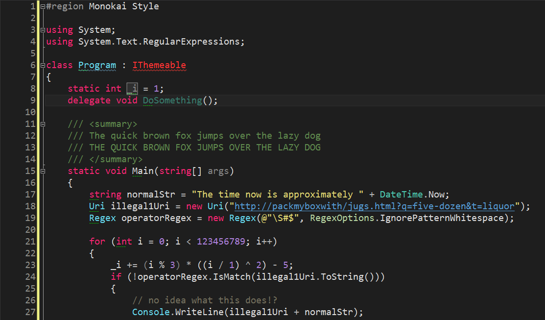 GitHub - yangzhyo/monokai-vs: Monokai style font and color scheme for Visual Studio